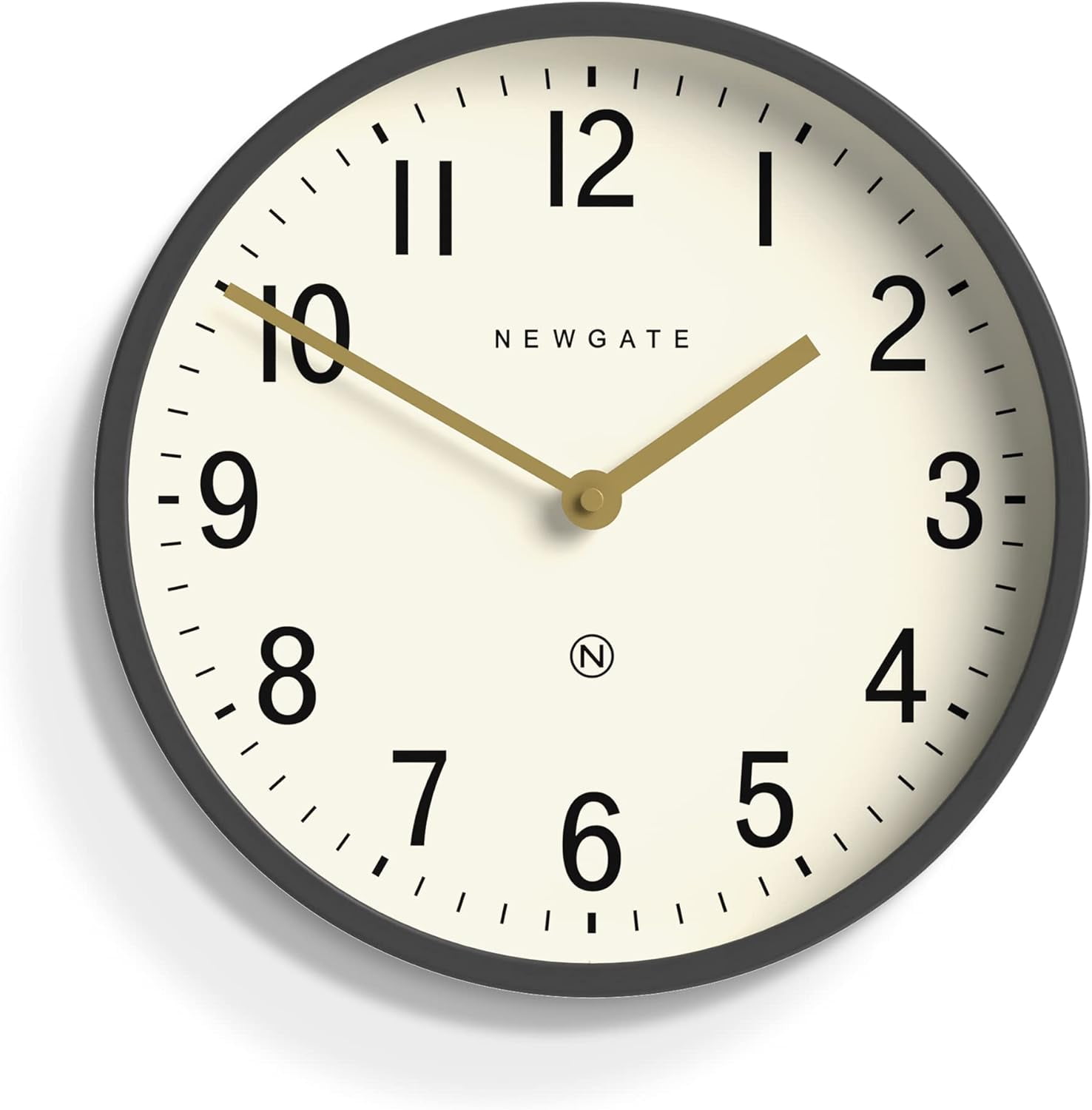 Master Edwards Wall Clock - Metal Clock - Analog Wall Clock - Mid ...