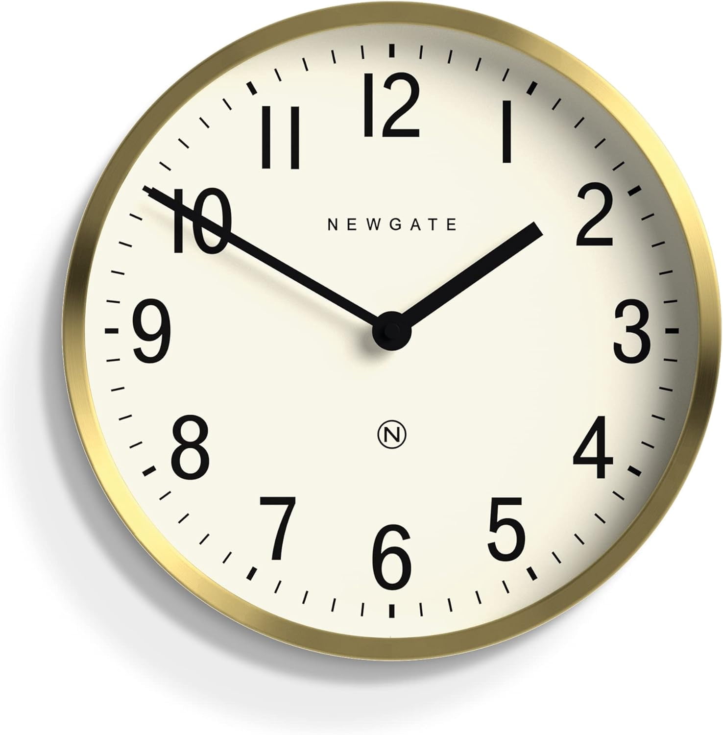 Master Edwards Wall Clock - Metal Clock - Analog Wall Clock - Mid ...
