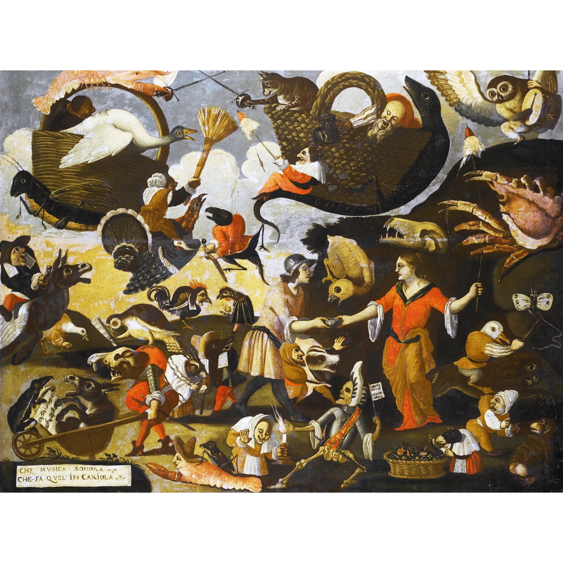 Master Egg New Curious Opera Animals Surreal Painting Extra Large Art ...