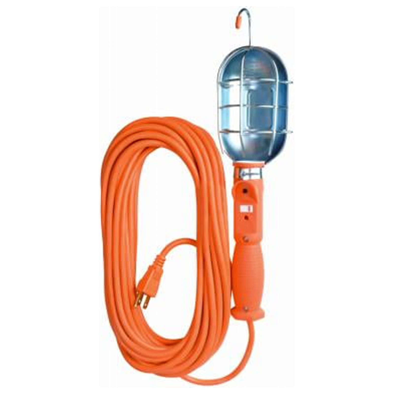 Master Electrician 692ME Trouble Work Light, Metal Guard & Outlet, 75 ...