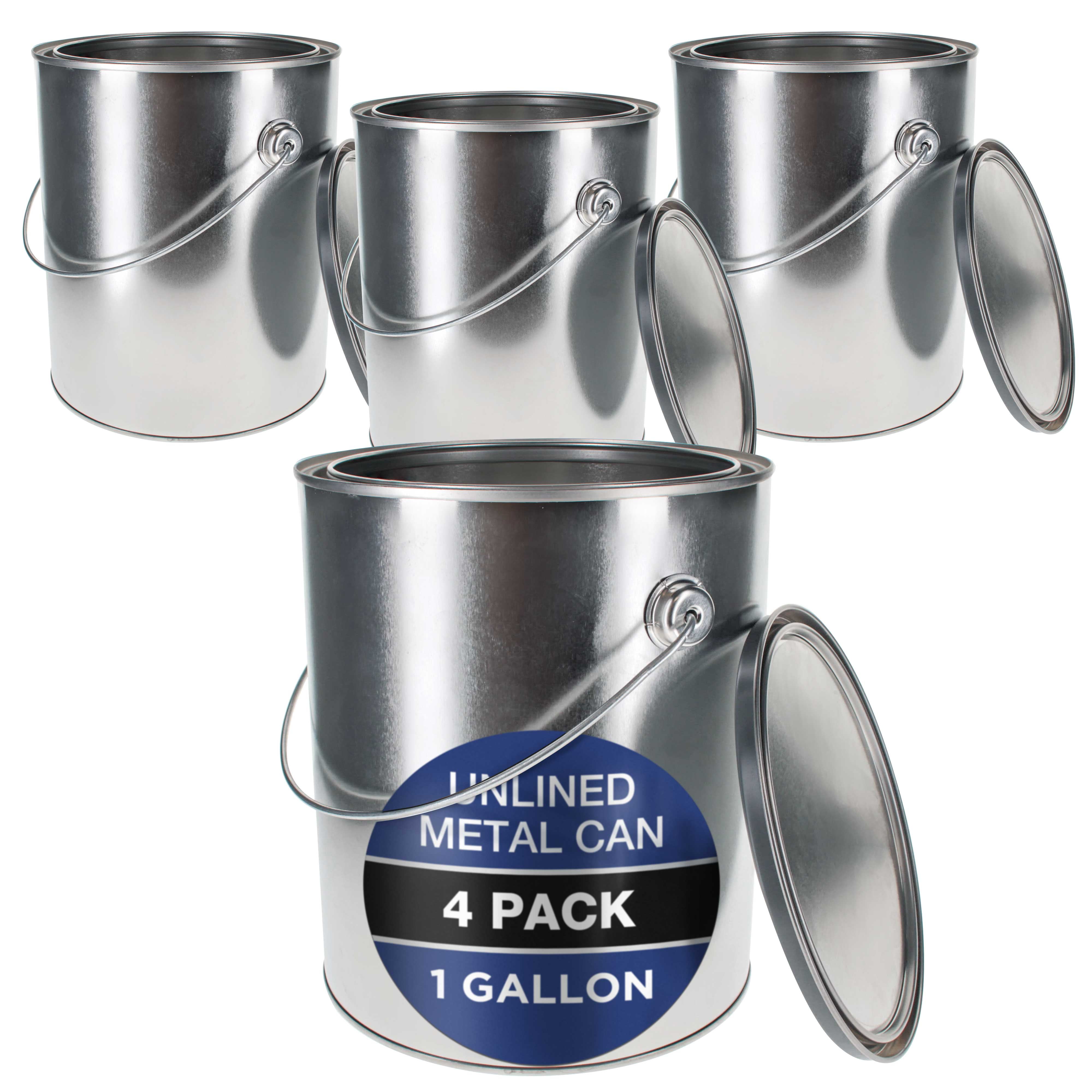 Master Airbrush, Paint Can, 1 Gallon, Metal Oil-Based Storage Buckets ...
