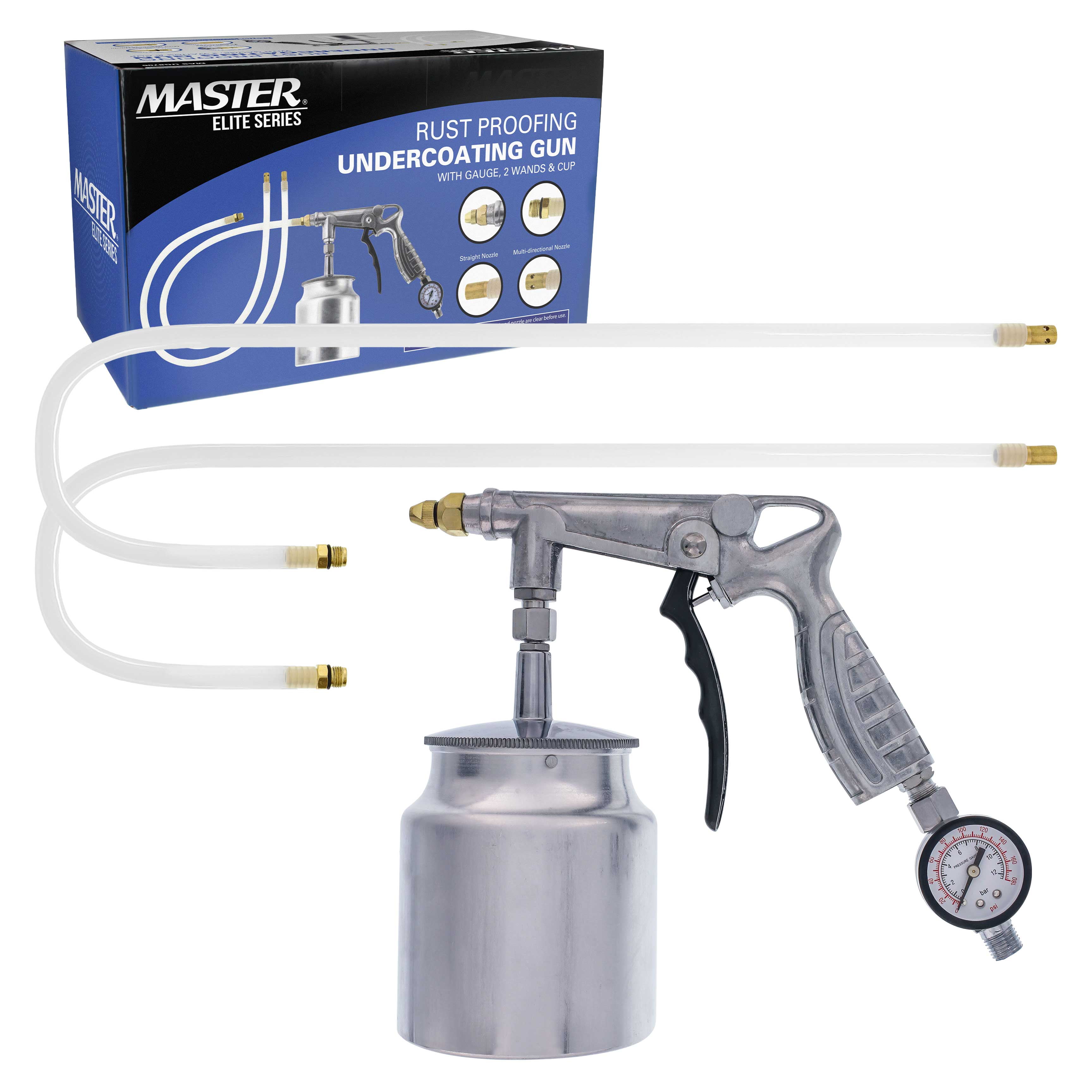 Master Elite Air Rust Proofing and Undercoating Gun with Gauge ...