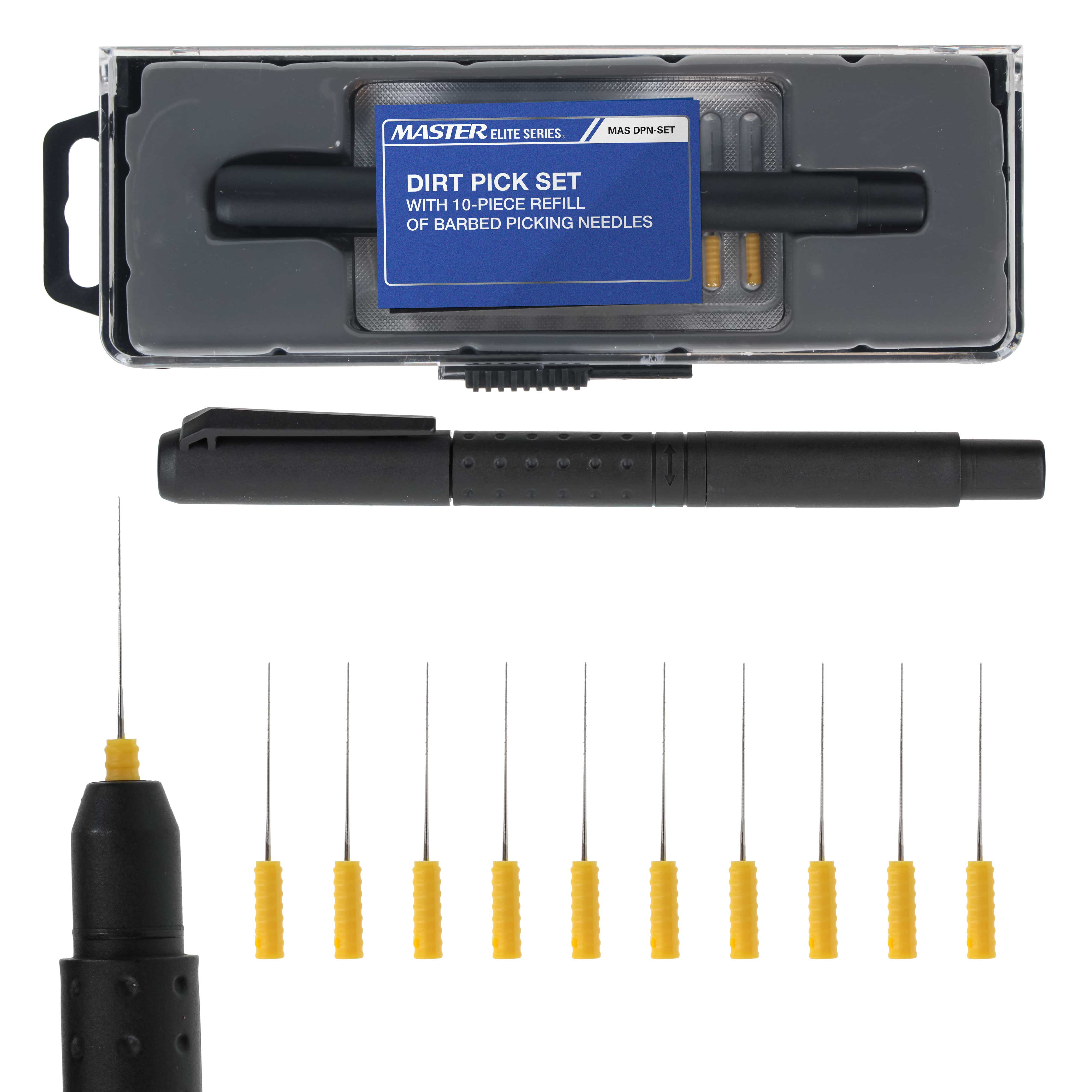 Master Elite Dirt, Dust, and Particle Pick Set with 10-piece Refill of ...