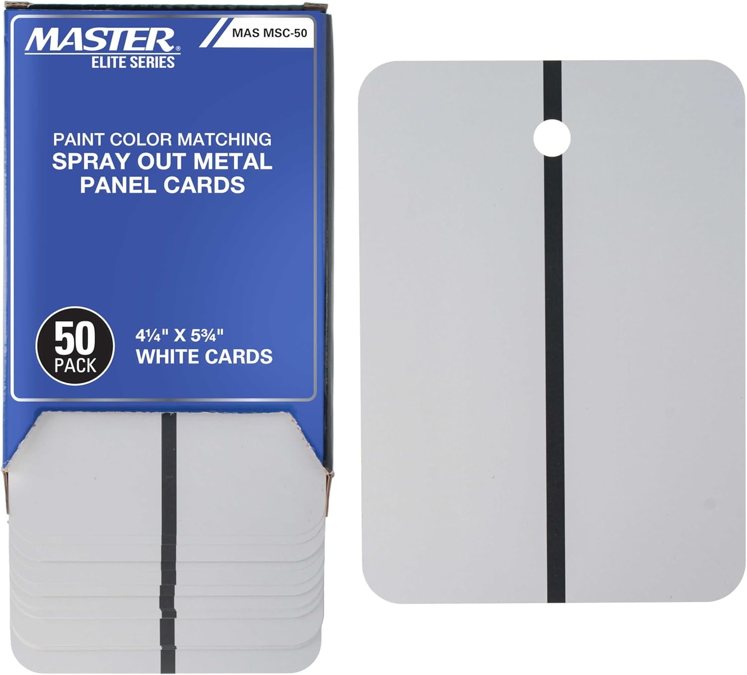 Master Elite Paint Color Matching Spray Out Metal Panel Cards (Pack of ...