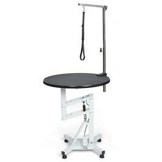 Master Equipment Easy-Lift Round Rotating Top Pneumatic Table - Walmart.com