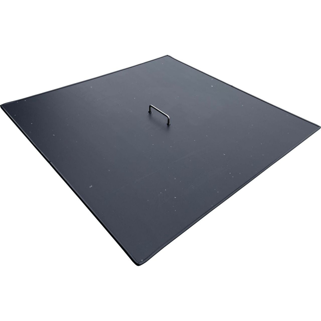 Master Flame 30" Square Solid Snuffer Cover - Galvanized Metal ...