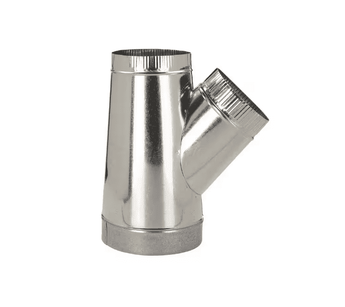 GAF Master Flow Galvanized Steel Wye Joint 6 x 6 x 6 - Walmart.com