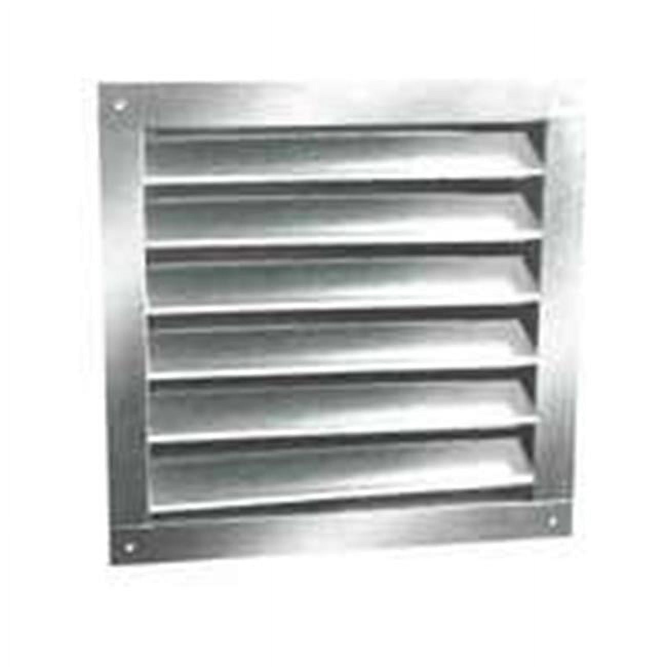 Master Flow DA1218 Dual Louver 18 in L x 12 in w Rough Opening Aluminum ...