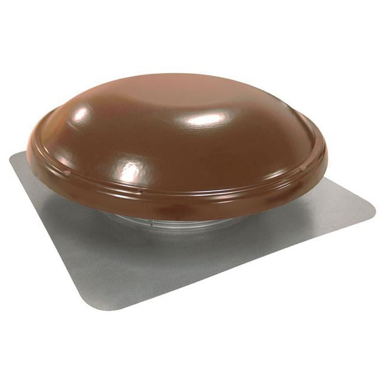 Master Flow Round Air Fan - Powder-Coated Brown Steel Power Attic ...