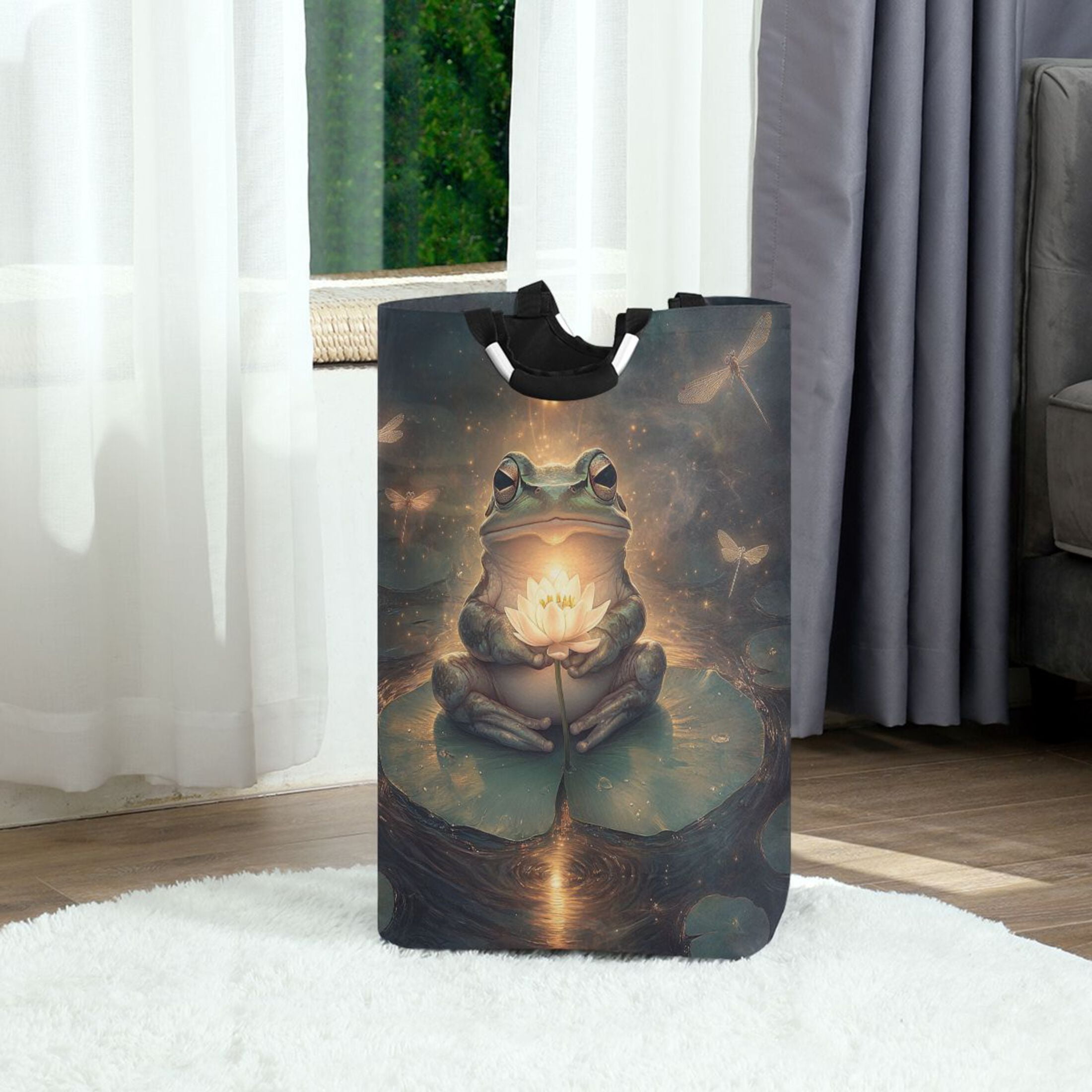 Master Frog Foldable Laundry Hamper 12.6x11x22.7in with Handles for ...