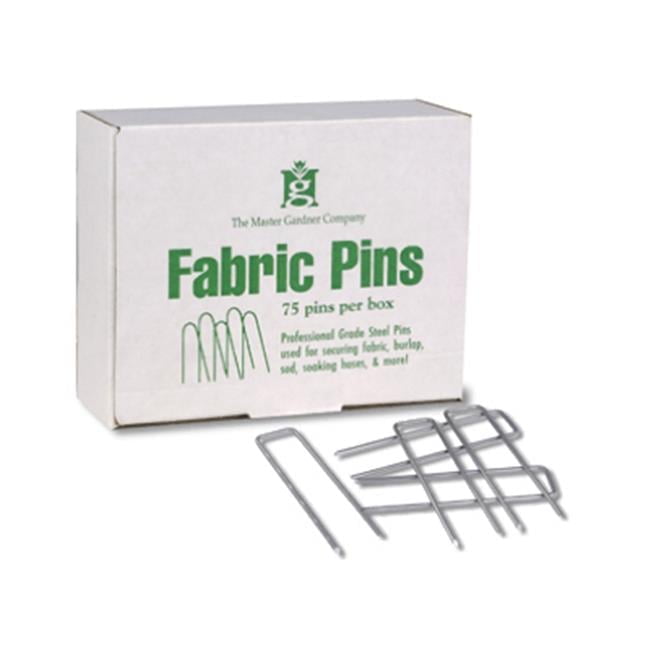 Master Gardner 703 Contractor Grade Steel Fabric Pin - 75 Pack ...