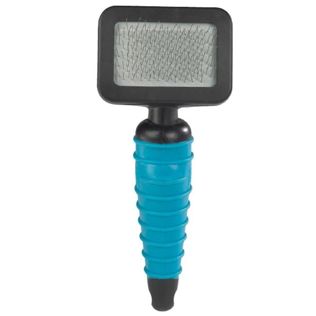 Master Grooming Tools Ergonomic Slicker Brushes Molded Brushes for Grooming Dogs LARGE 4"x3½ ...