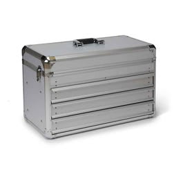 PetEdge TP5516 11 Master Grooming Tools 3-Drawer Storage Case, Silver ...
