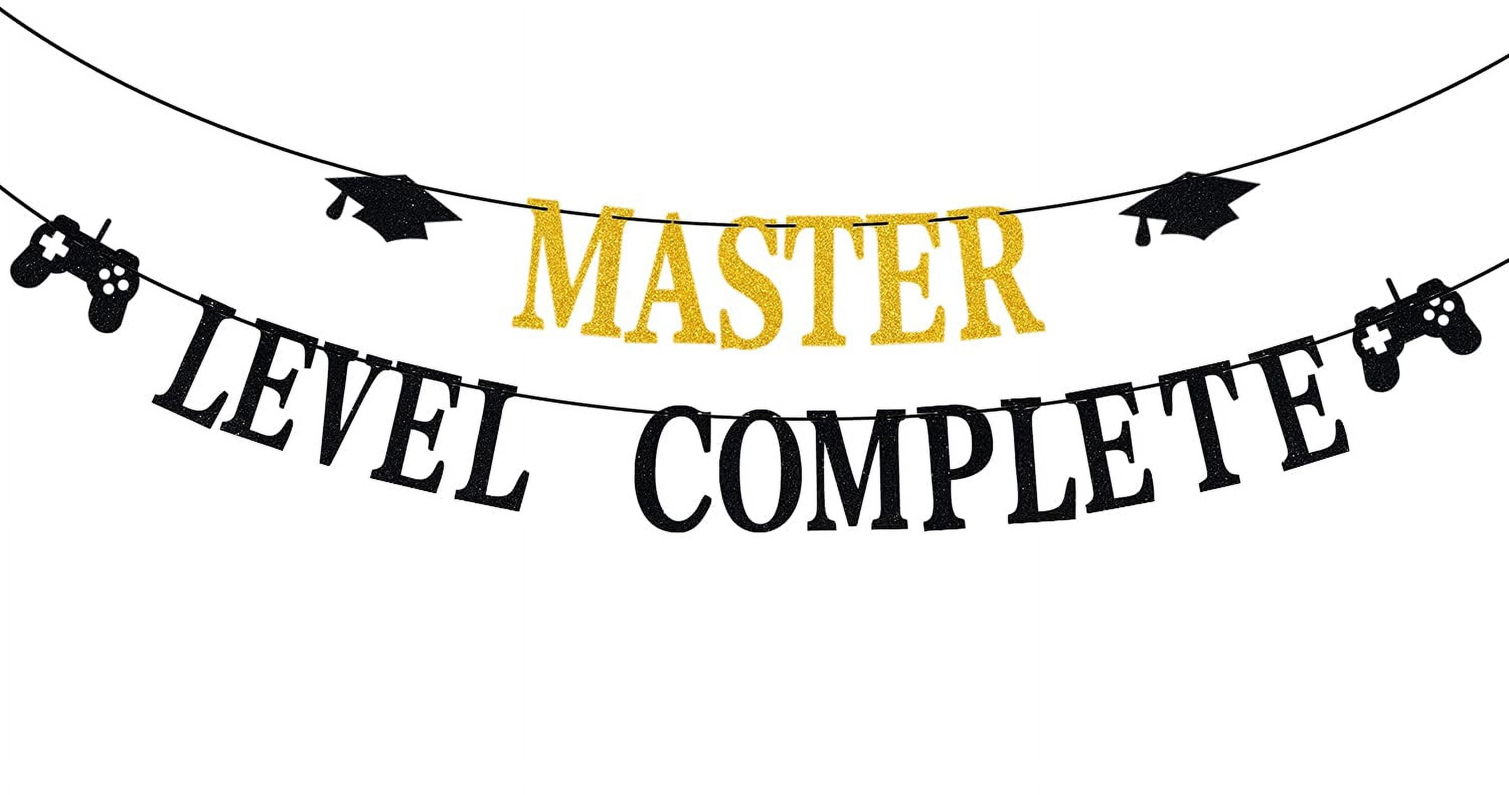 Master Level Complete Banner, MSF2 Congrats Master Banner, Video Game ...