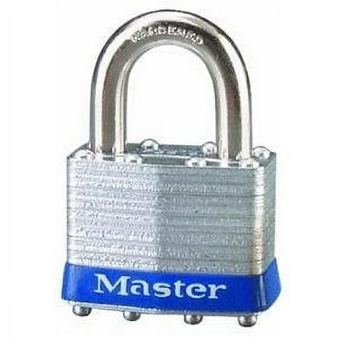 Master Lock 1.5" W Steel 4-Pin Tumbler Padlock 1 pk Keyed Alike ...