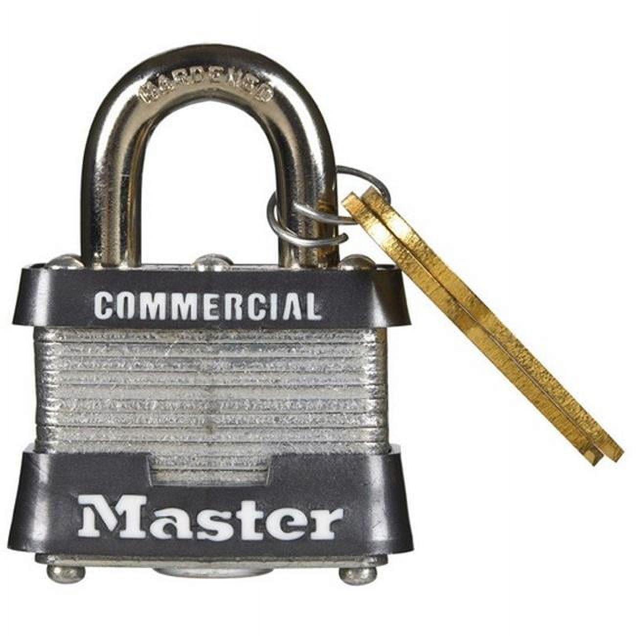 Master Lock Steel Double Locking Padlock, Keyed Alike, 1-9/16in W X 1-1 ...