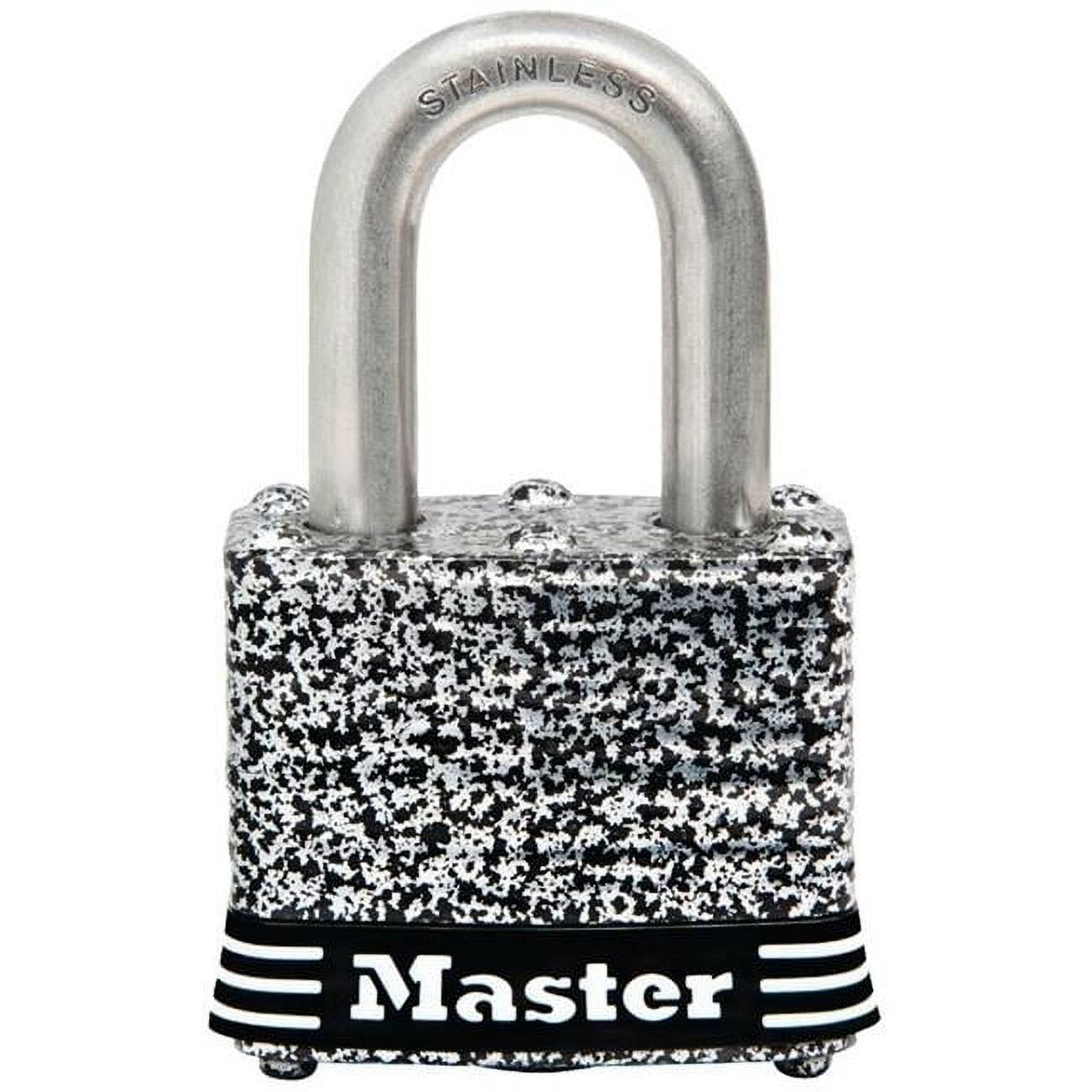 Master Lock 1.5" W Steel 4-Pin Tumbler Padlock 1 pk Keyed Alike ...