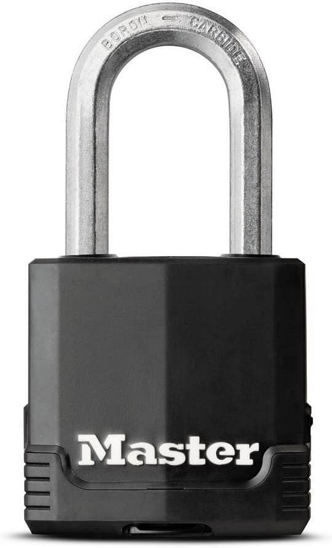 Master Lock 1-7/8 in. W Steel Dual Ball Bearing Locking Covered Padlock ...