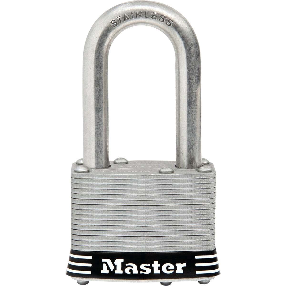 Master Lock 1.75" W Stainless Steel 4-Pin Tumbler Padlock 1 pk ...