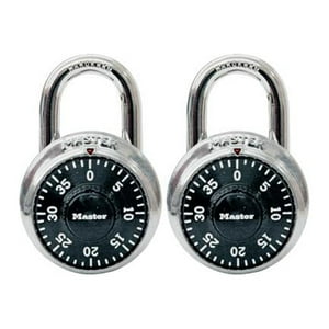Master Lock 1500T Combination-Alike 4 Each Pack Contains 2 Locks
