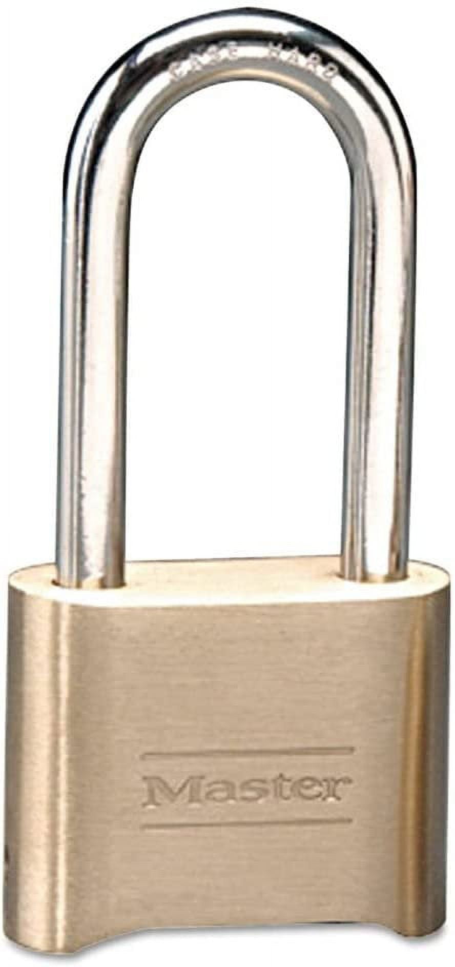 Master Lock 175DLH 2 in. Resettable Combination Padlock - Brass Box of ...