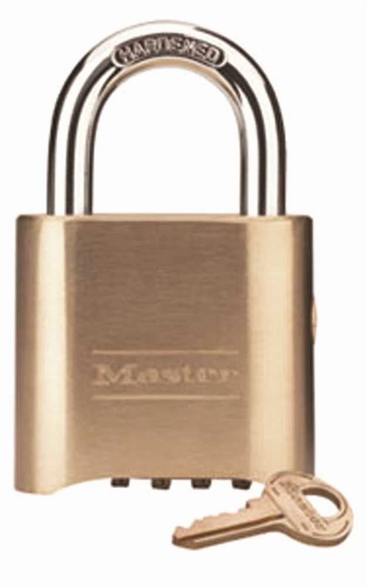 Master Lock - 176-P416 Brass Combination Padlock (Keys Sold Separately ...