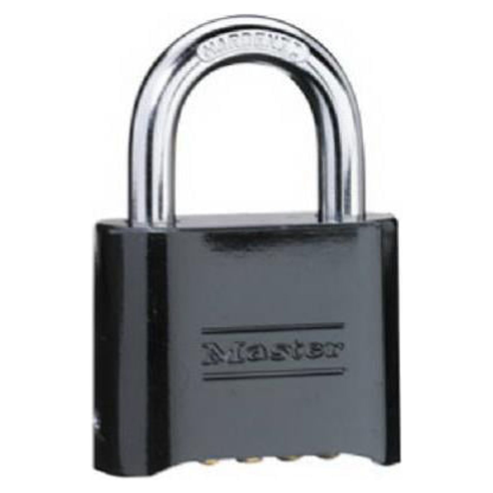 Master Lock 178D 2-In. Combination Padlock, Black-Finish, Solid-Brass ...