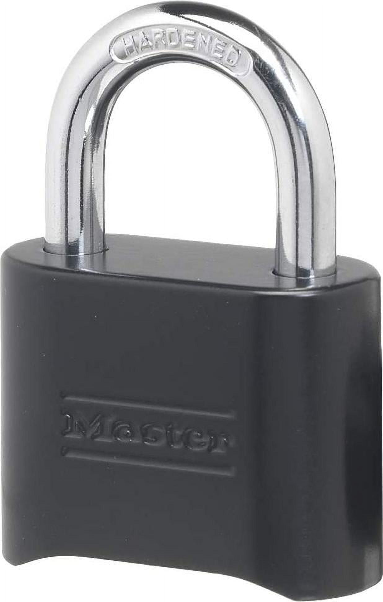 Master Lock 178D Set-Your-Own Combination Padlock, Die-Cast, Black ...