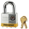 Master Lock 17DPF Security Padlock, Laminated Steel, 2-inch Wide Body ...