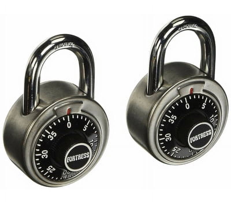 Master Lock 1850T Fortress 1-7/8 Inch Stainless Steel Combination Lock ...