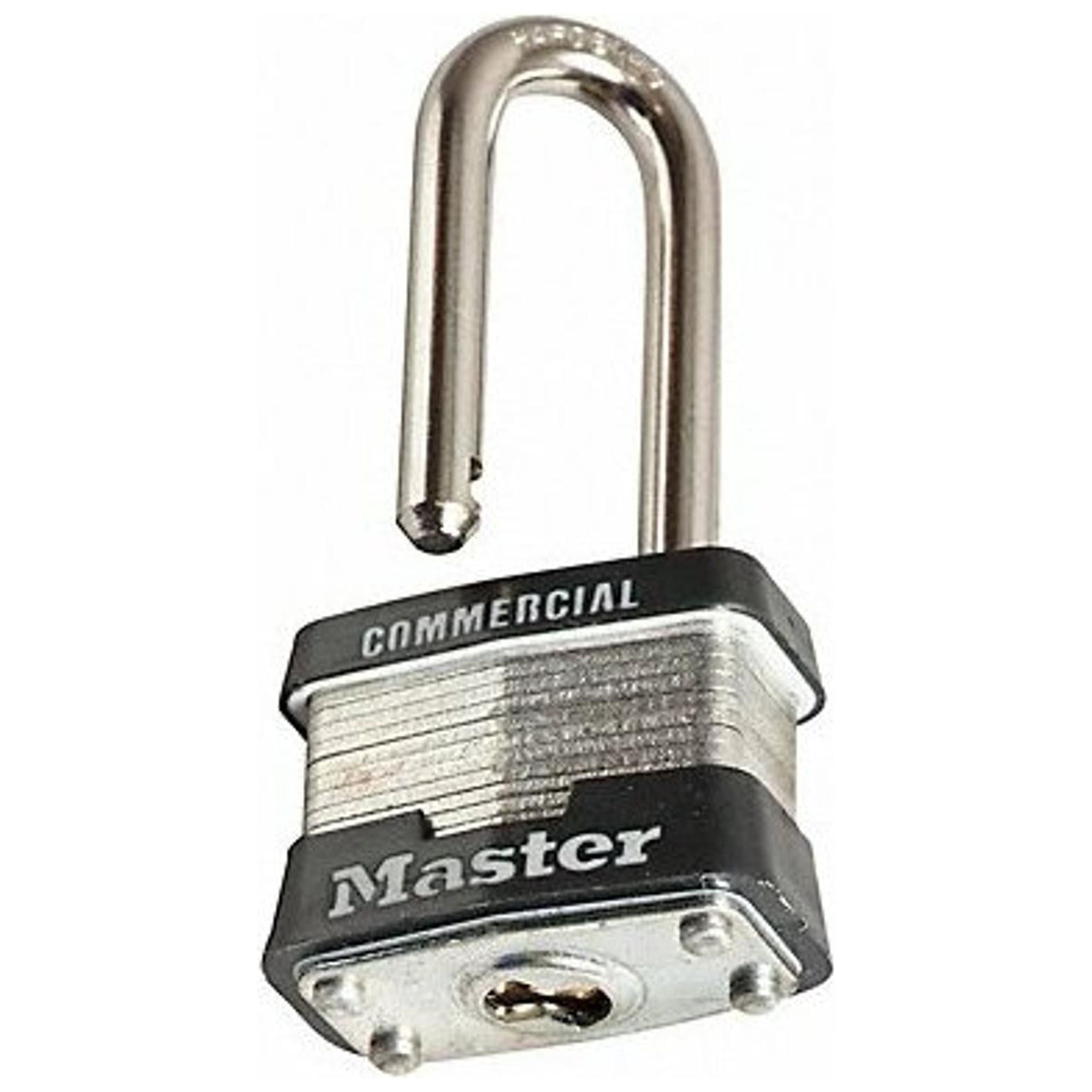 Master Lock 1KALJ 2729 Keyed Padlock, 1-3/4 in W x 1-5/16 in H Body, 2 ...
