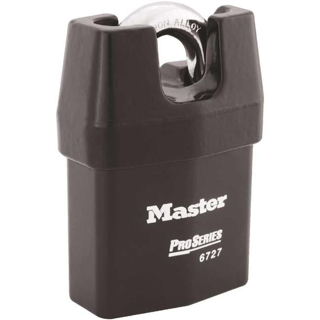 Master Lock 2.625 in. High Security Shrouded Shackle Padlock with Body ...