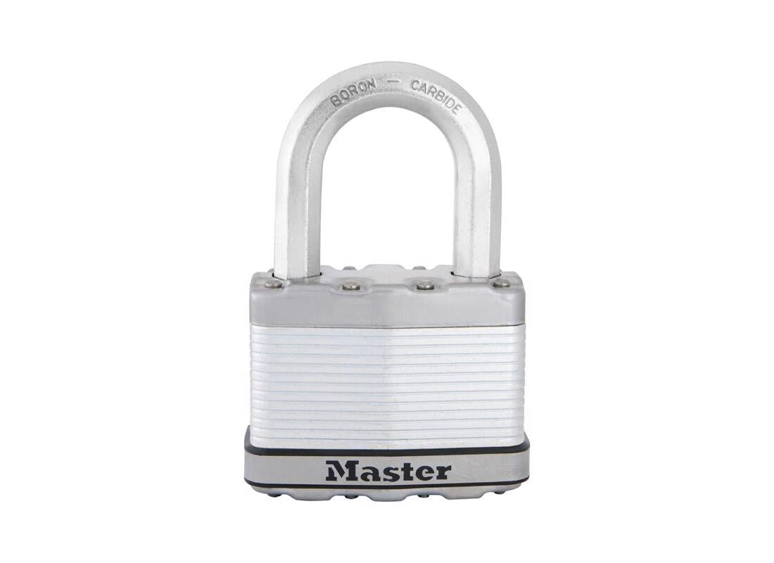 Master Lock 2" H x 1-1/4" W x 2-1/2" L Steel Dual Ball Bearing Locking ...