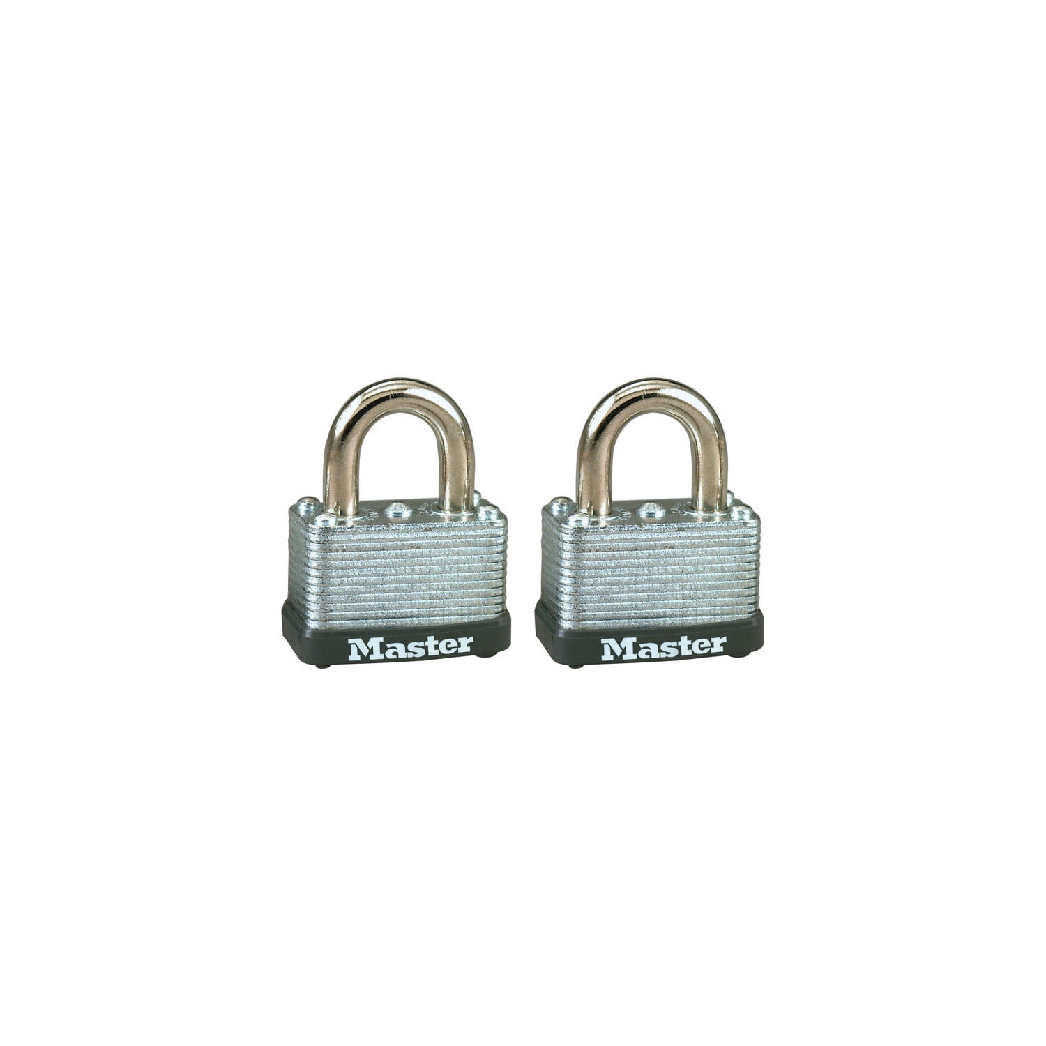Master Lock 22T 1-1/2" No. 22 Warded Laminated Padlocks 2 Pack ...