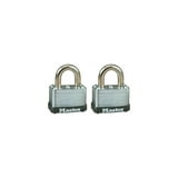 Master Lock 22T 1-1/2" No. 22 Warded Laminated Padlocks 2 Pack ...
