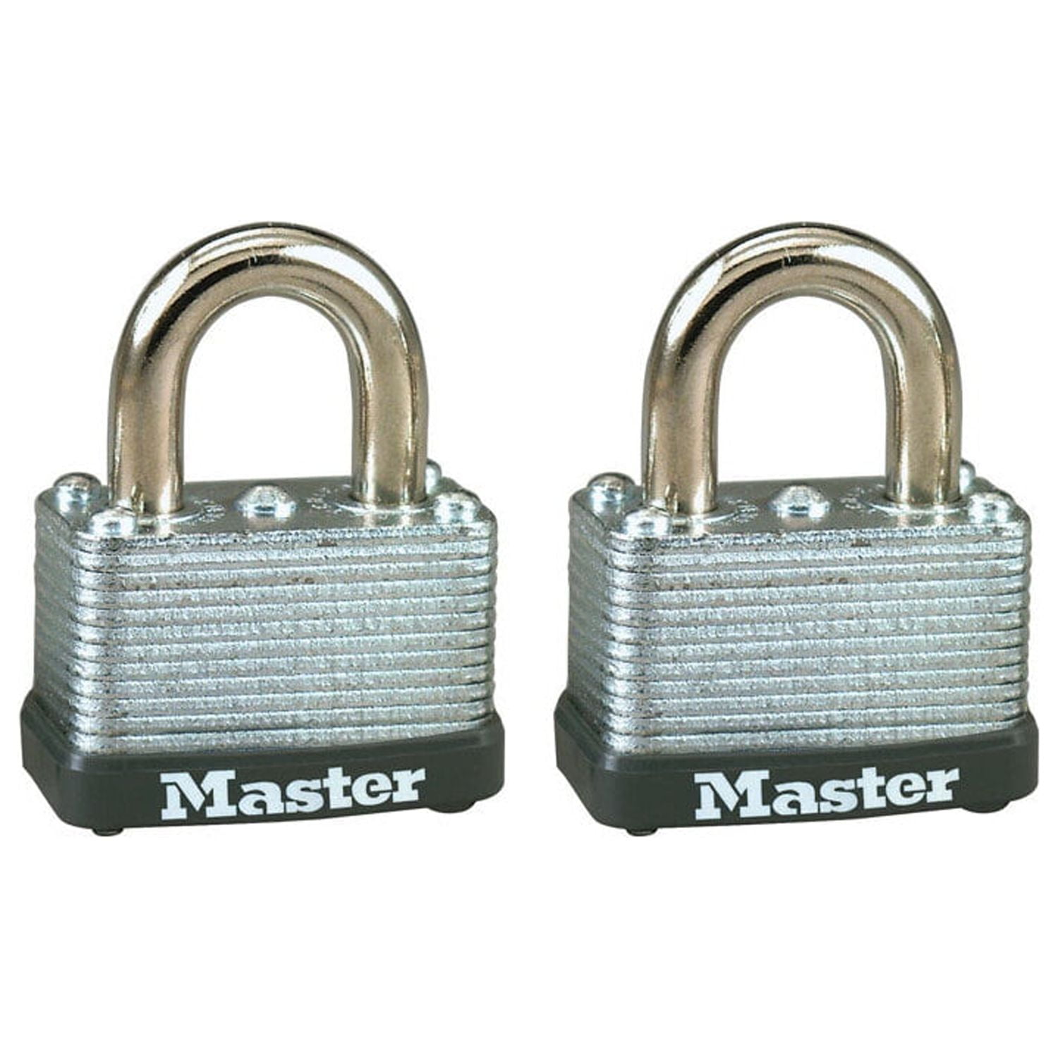 Master Lock 22T 1-1/2" No. 22 Warded Laminated Padlocks 2 Pack ...