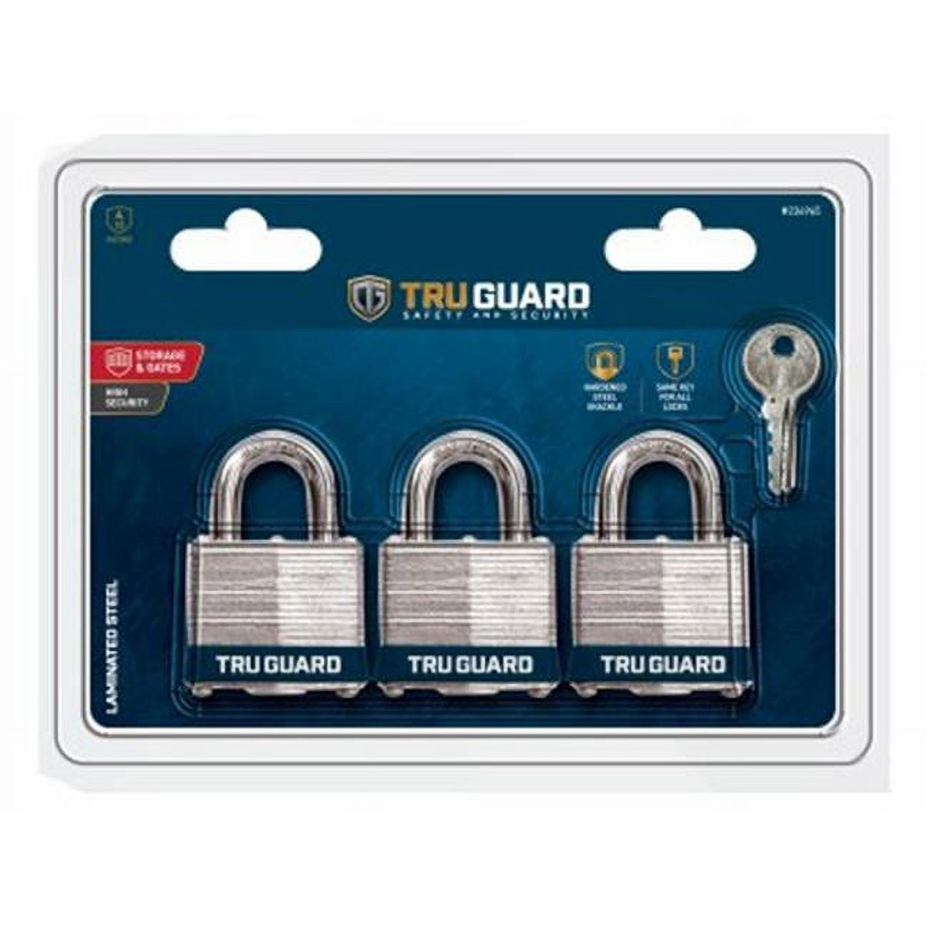 Master Lock 234965 1.5 in. Tru Guard Laminated Padlock with Long ...