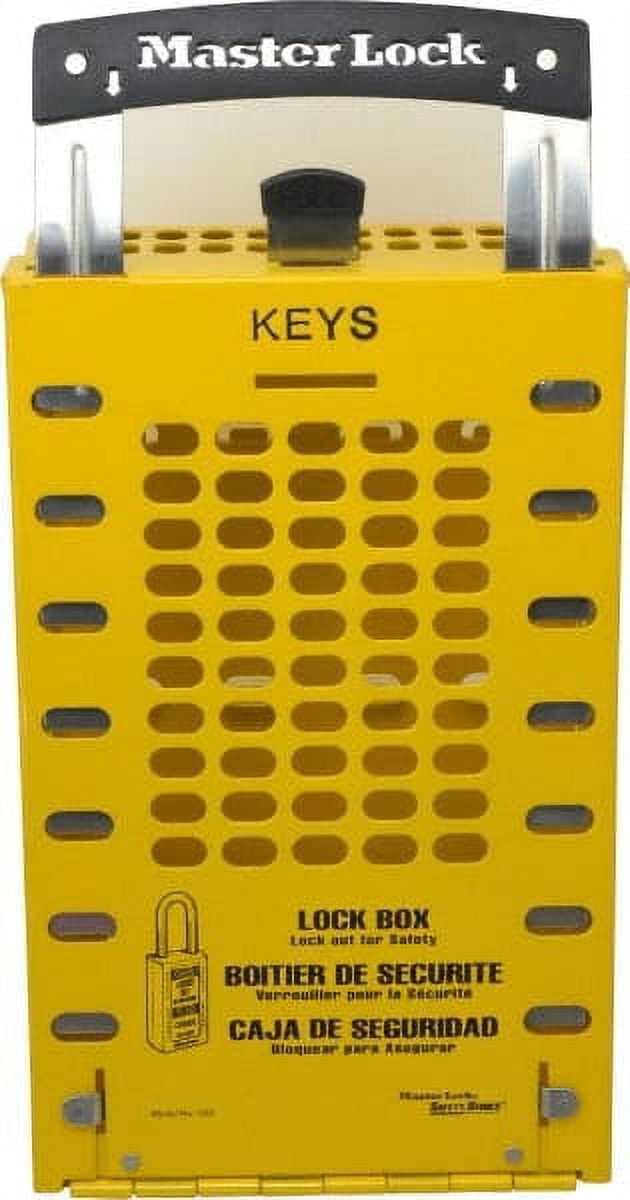 Master Lock. 3-1/2" Deep x 6-3/8" Wide x 12-3/4" High, Portable & Wall ...