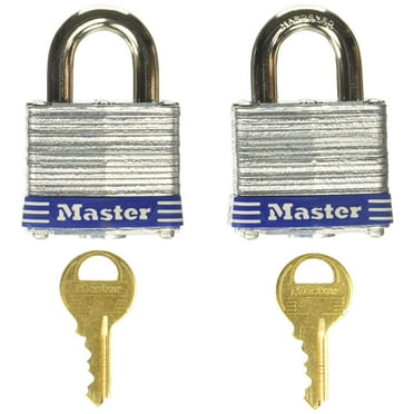Master Lock, MLK3T, High Security Padlock, 2 / Pack, Silver - Walmart.com