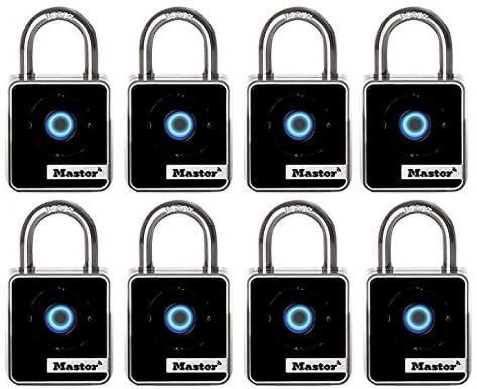 Master Lock 4400D Bluetooth Indoor Padlock with Easy Backup Keypad ...