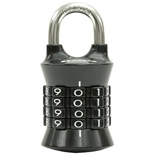 Master Lock 5.5 in. H X 1-1/2 in. W Metal 4-Dial Combination Padlock ...