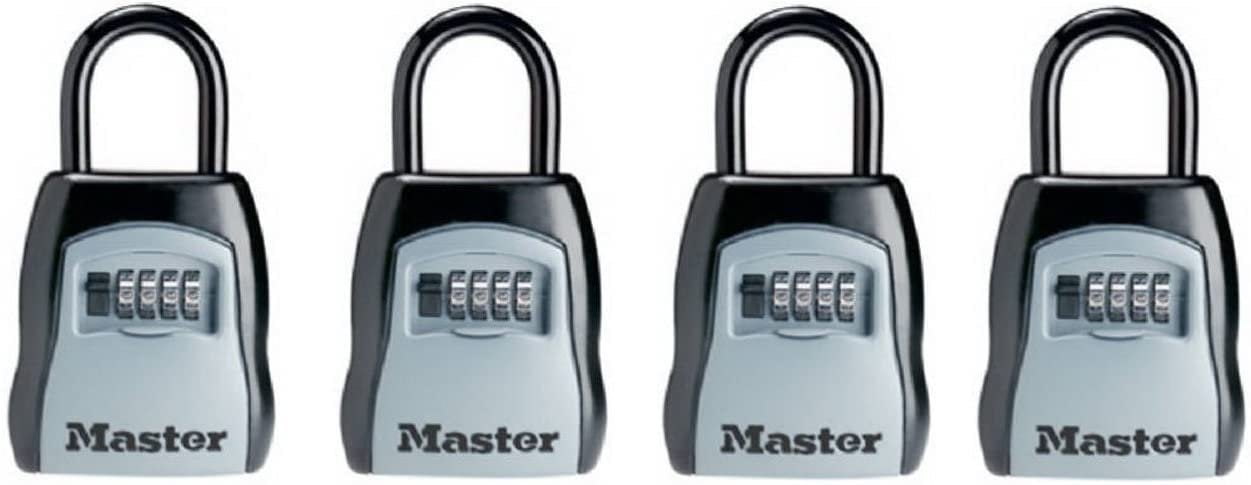 Master Lock 5400D ouroFa, 4 Pack Select Access Key Storage Box with Set ...
