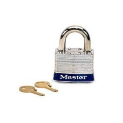 Master Lock 5KA A297 Padlock, Keyed Alike Key, Open Shackle, 3/8 in Dia ...