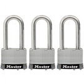 Master Lock 5SSTRILJHC 4-Pin Cylinder Padlock, Stainless Steel, 2" W ...