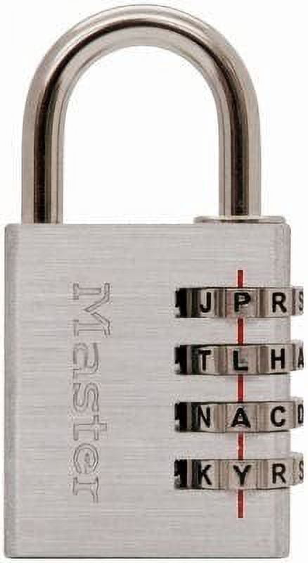 Master Lock Alpha Luggage Lock 643DWD Combination - Reset Option - 4 ...