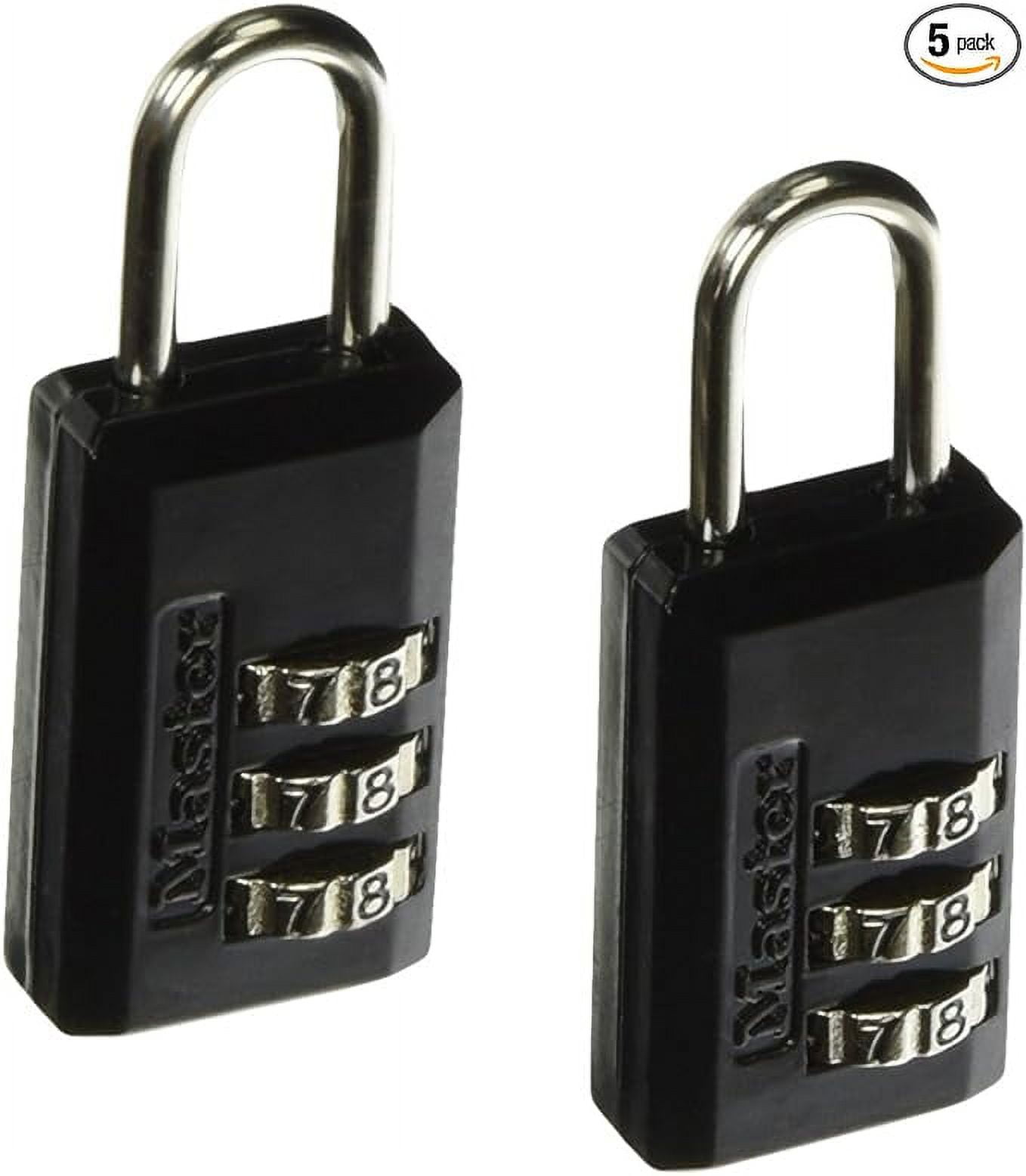 Master Lock 646T 11/16" Resettable Combination Padlock 2 Count ...