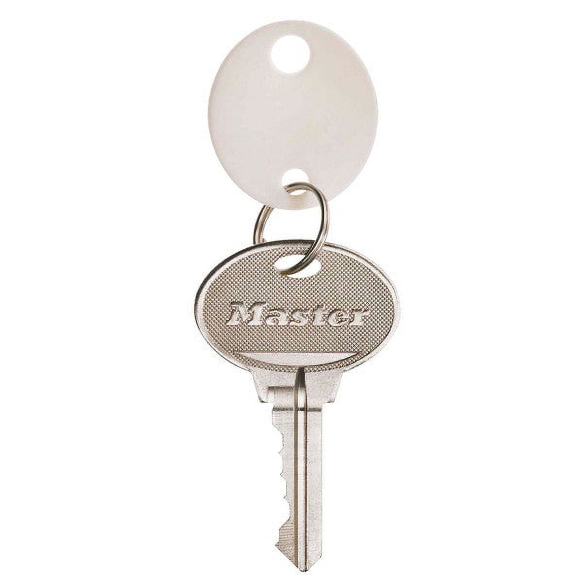Master Lock 7116D Oval Plastic Key Tag, White, 20-Pack, Each - Walmart.com