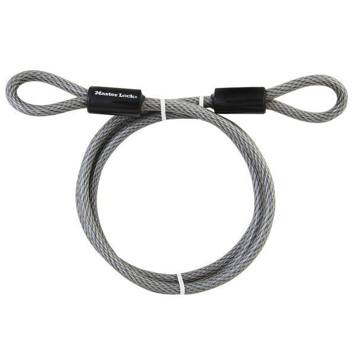 Master Lock 78DPF Double Loop Cable, 6', Each - Walmart.com
