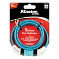 MASTER LOCK CO Bike Cable, Alpha Combination Barrel Lock, 5-Ft ...