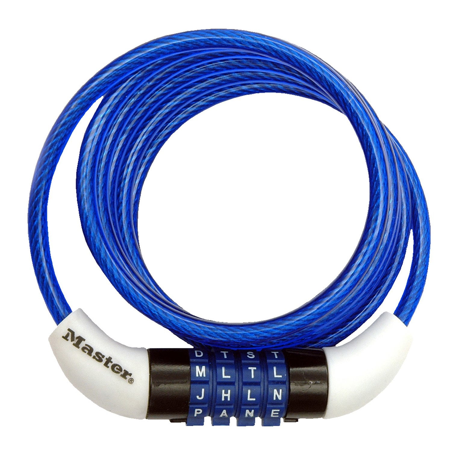 Master Lock 8152DASTWD Preset Word Combination Cable, Yellow - Walmart.com